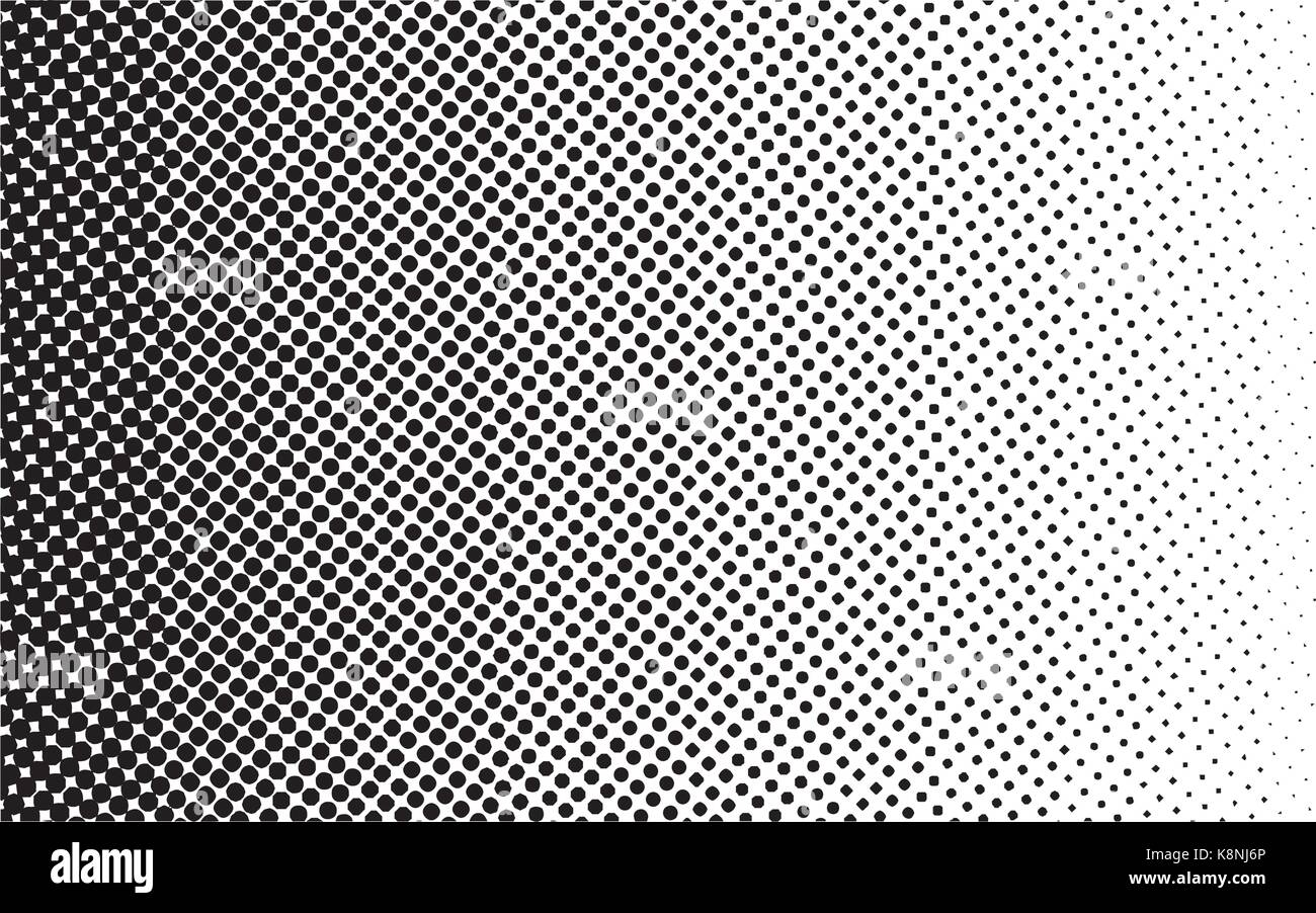 Halftone rectangle vector logo, symbol, icon, design. Abstract dotted ...