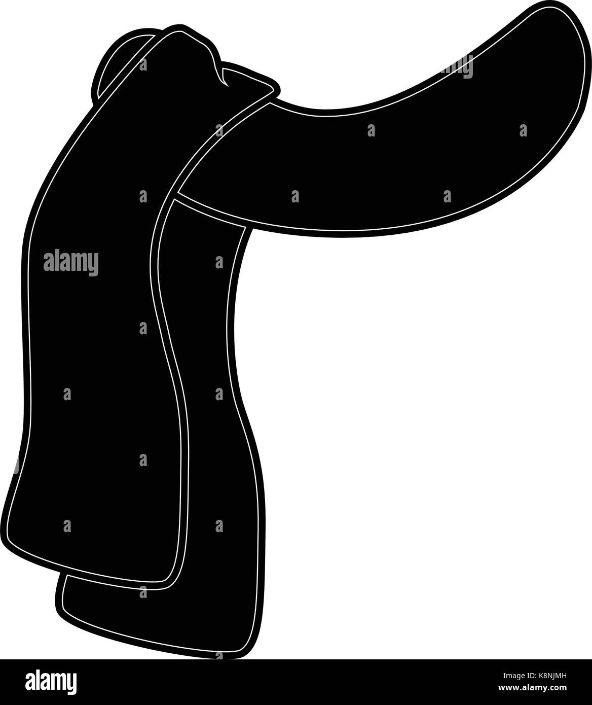 Scarf vector vectors hi-res stock photography and images - Alamy