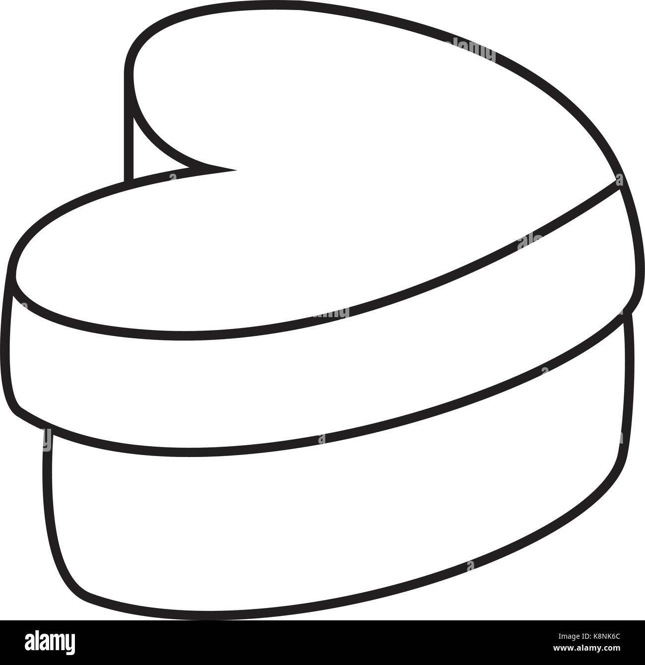 Christmas, valentines silhouette heart shape box for chocolate cartoon ...