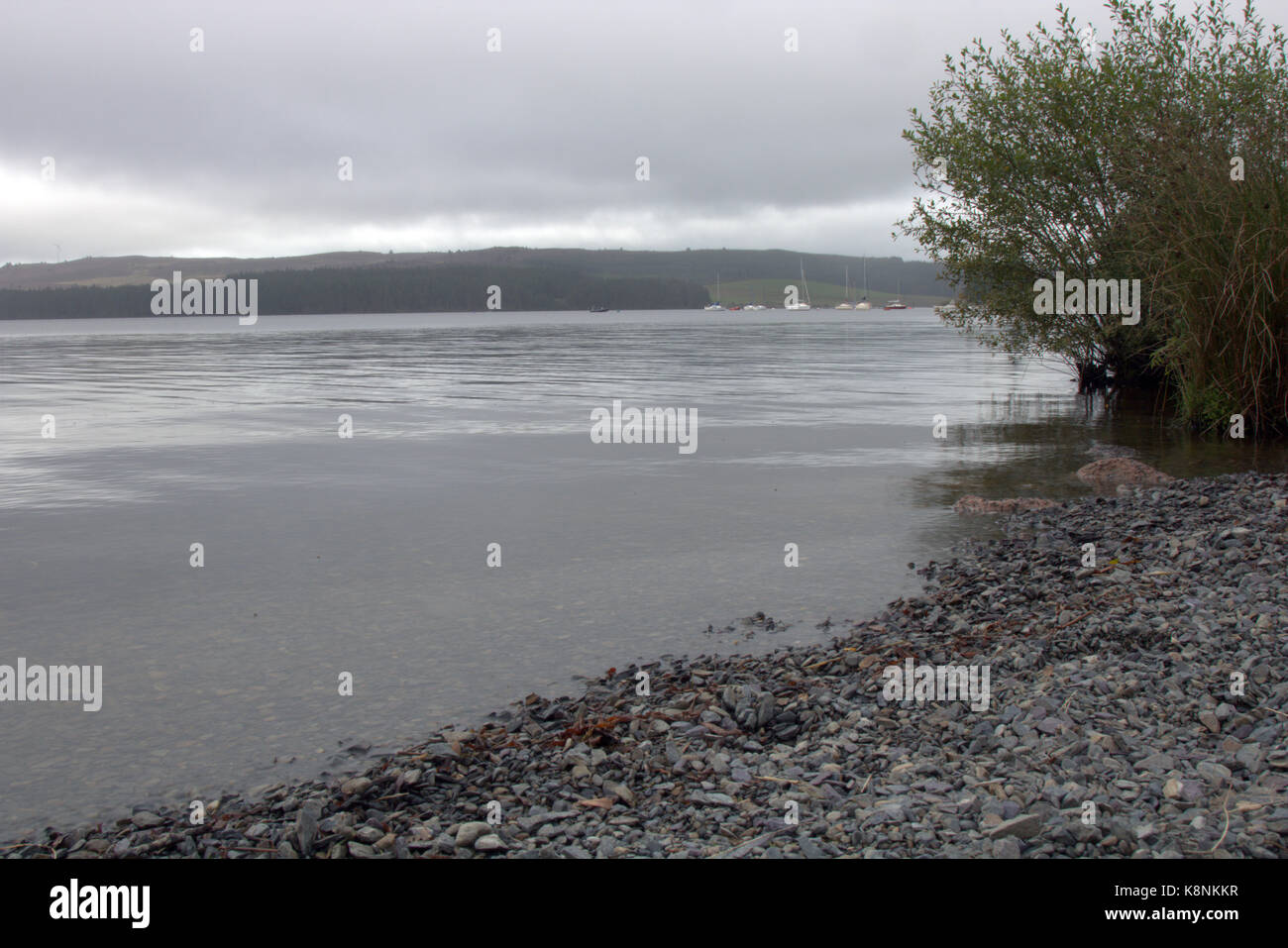 Llyn Brenig reservoir located in Denbighshire north wales Stock Photo ...