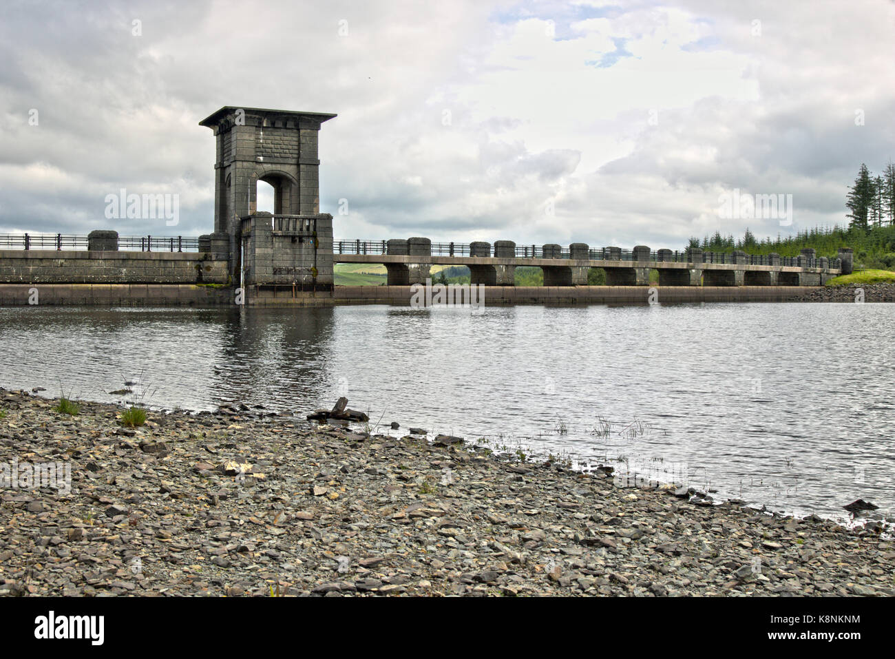 Alwen reservoir located in Denbigh north Wales Stock Photo - Alamy