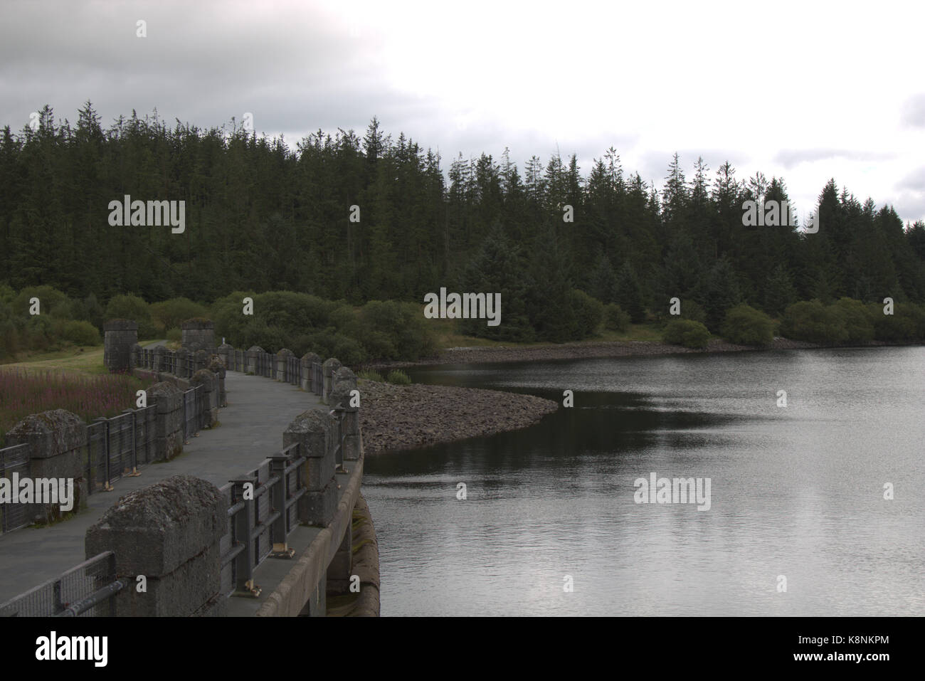 Alwen reservoir located in north Wales Stock Photo - Alamy