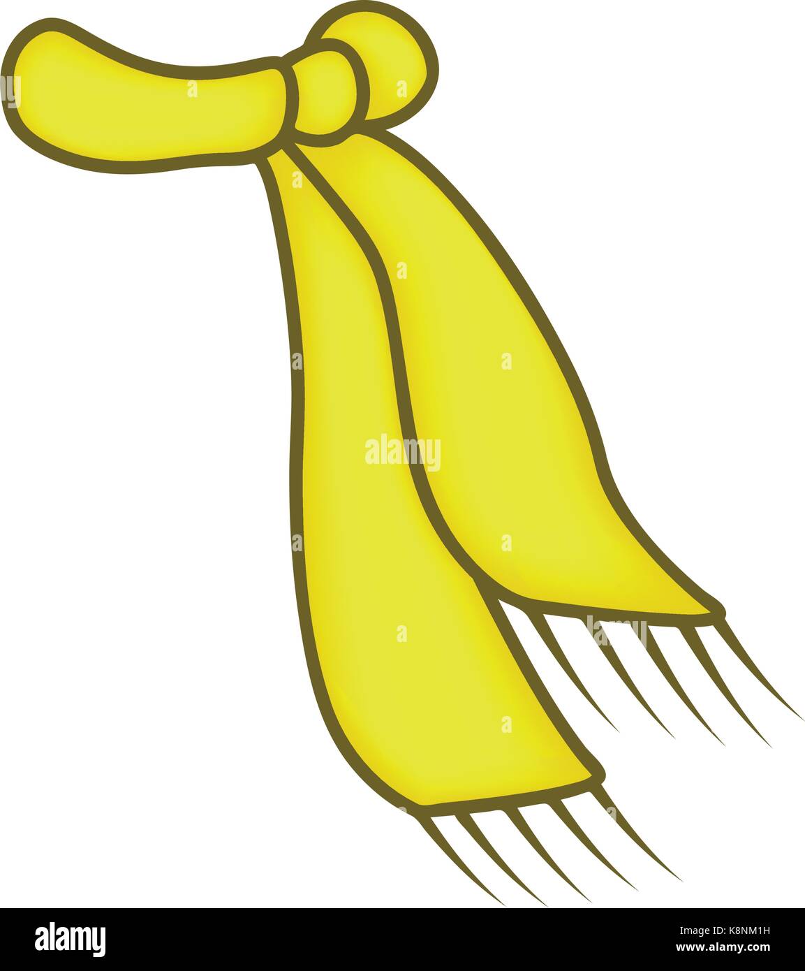 Christmas scarf isolated Stock Vector Images - Alamy