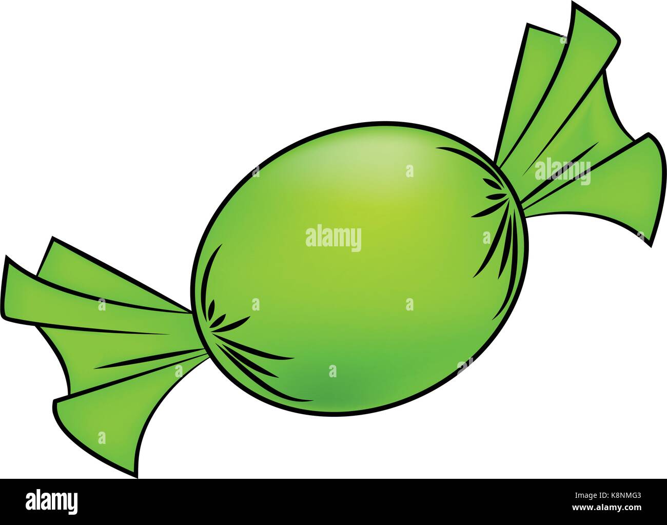 Wrapped sweets Stock Vector Images - Alamy