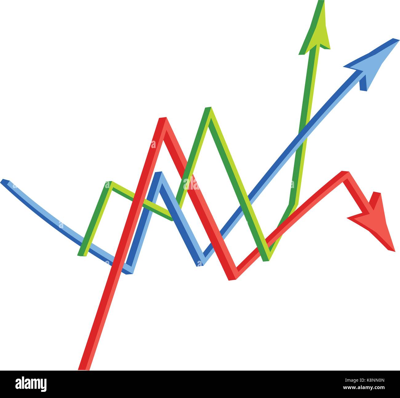 intersecting directional arrows. crossed 3d icon business concept ... intersecting directional arrows. crossed 3d icon business concept ...