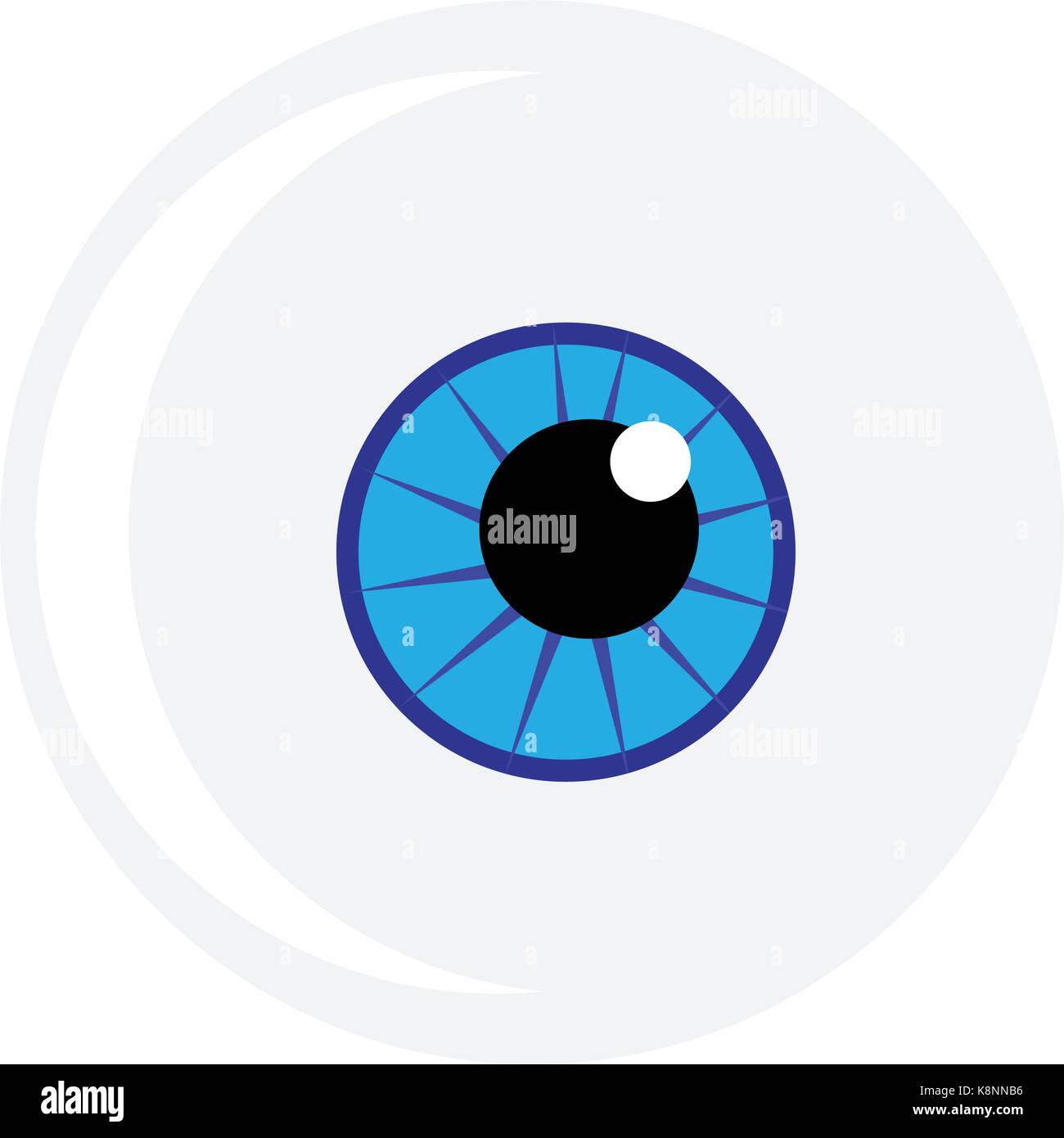 Blue eye logo Stock Vector Images - Alamy