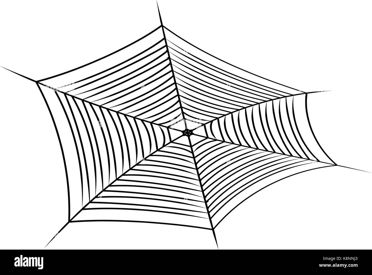Halloween spider web, cobweb symbol, icon. vector illustration isolated ...
