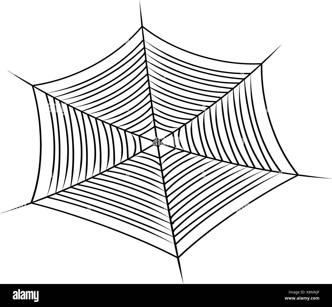 Halloween spider web, cobweb symbol, icon. vector illustration isolated ...