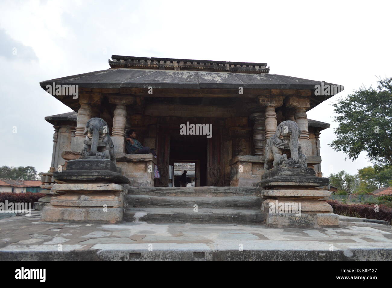 Veera Narayana Temple, Belavadi Stock Photo - Alamy