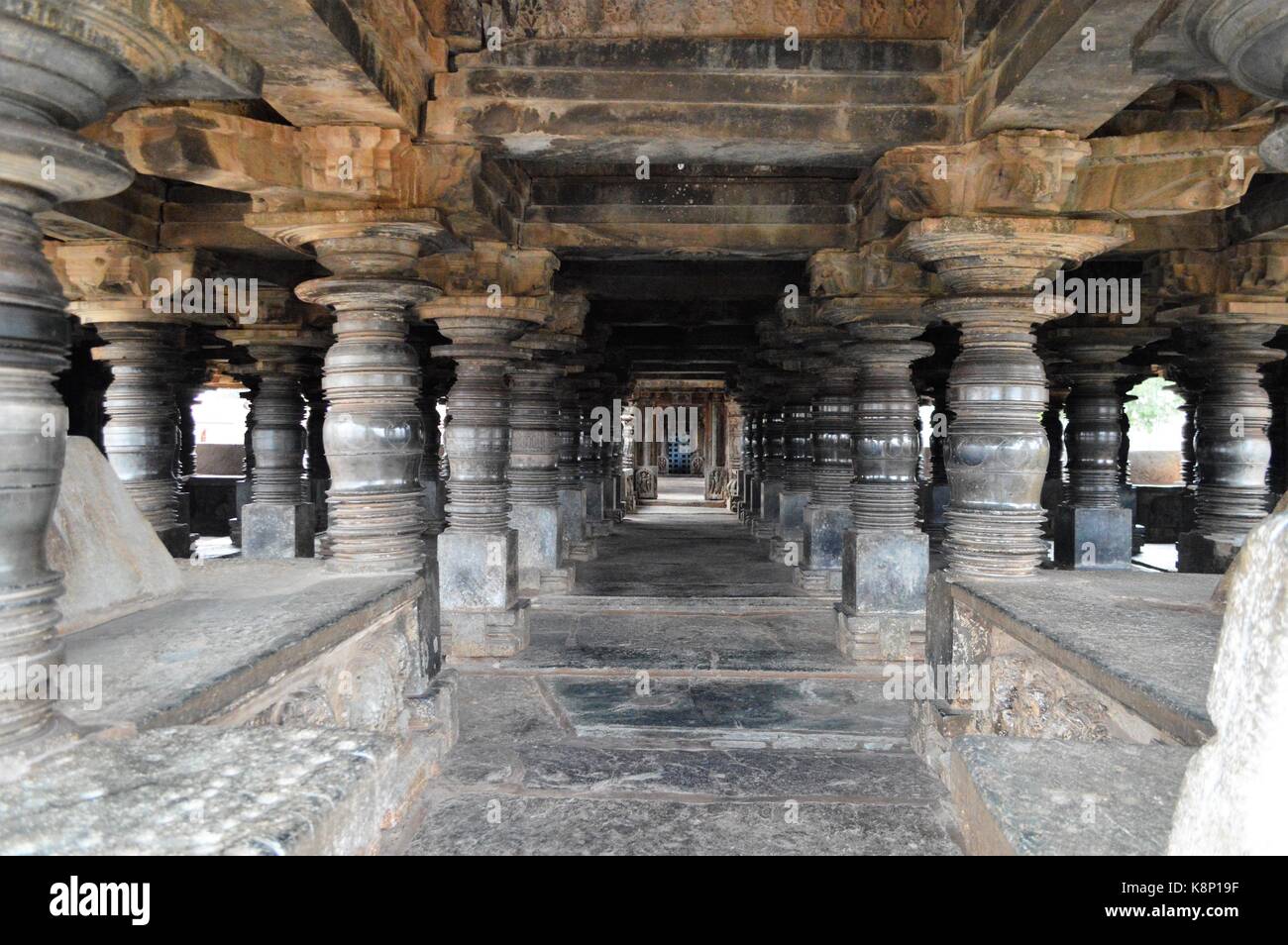 Veera Narayana Temple, Belavadi Stock Photo - Alamy