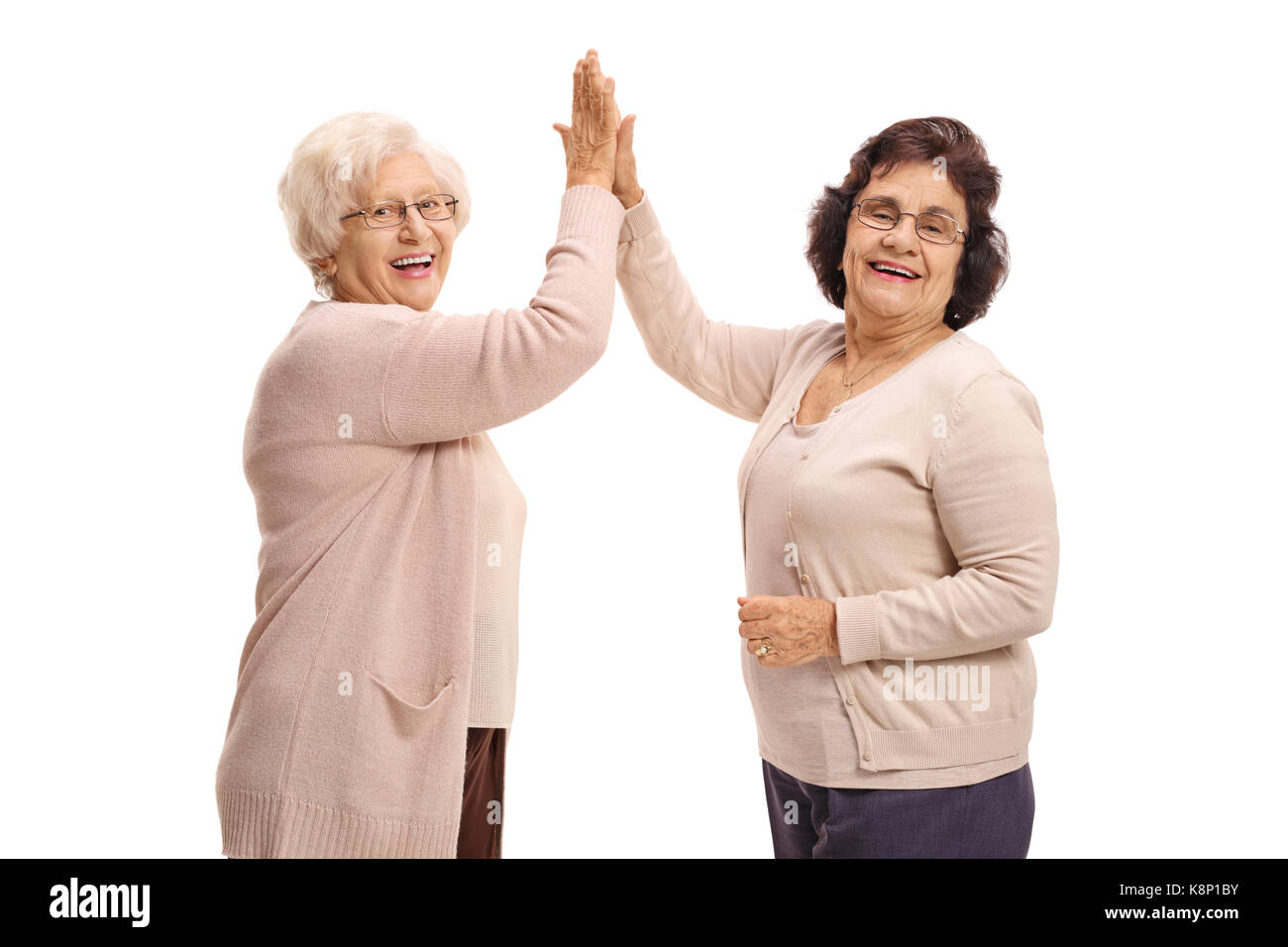 High fiving hi-res stock photography and images - Alamy