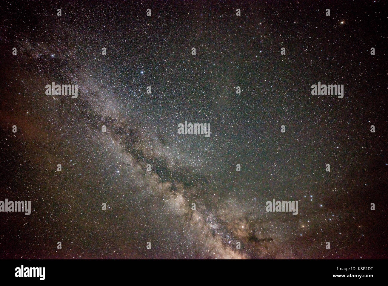 Night stars astronomy astrophoto rock landscape hi-res stock ...