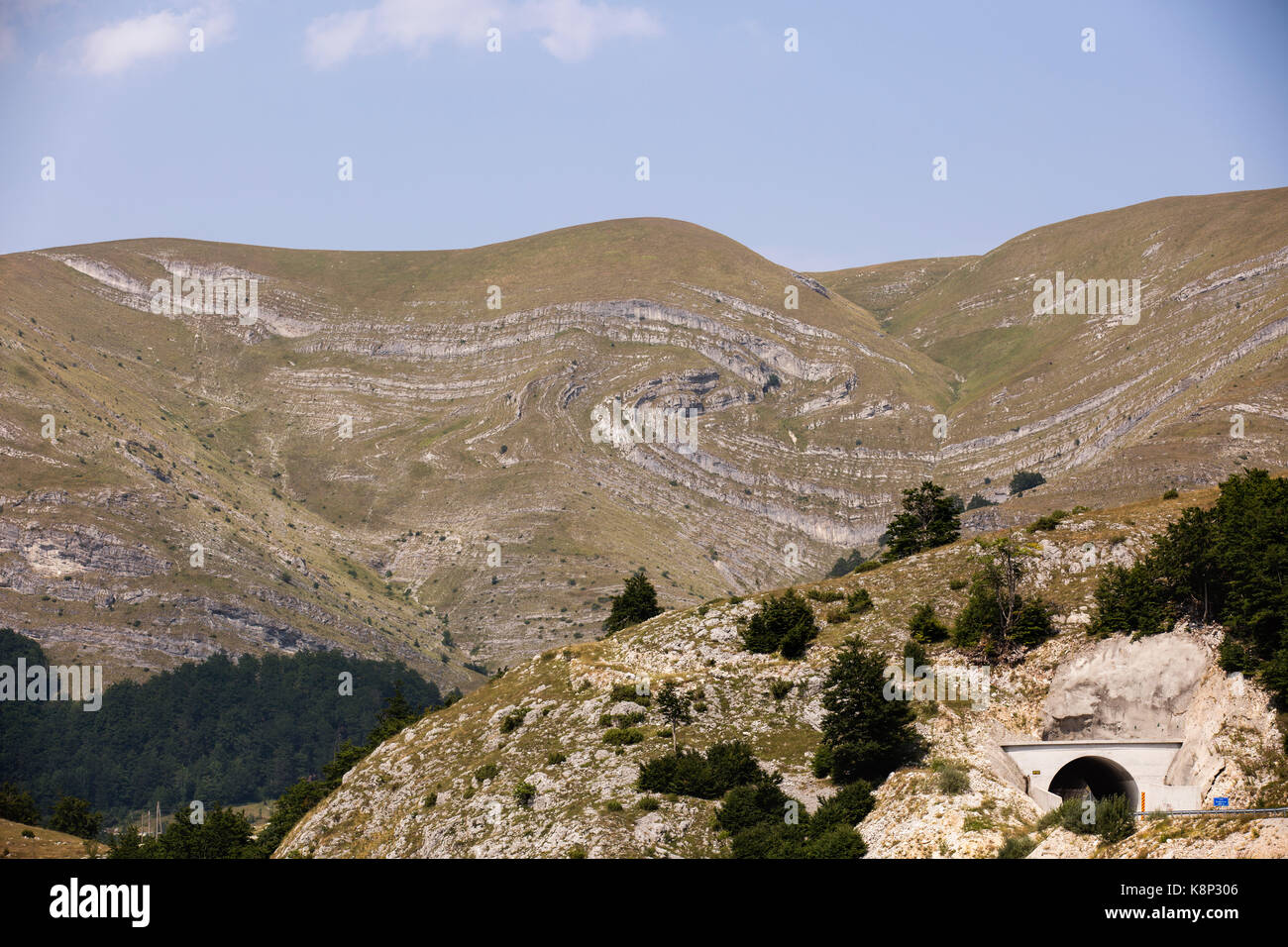 the rocky mountain structure in Montenegro Stock Photo - Alamy