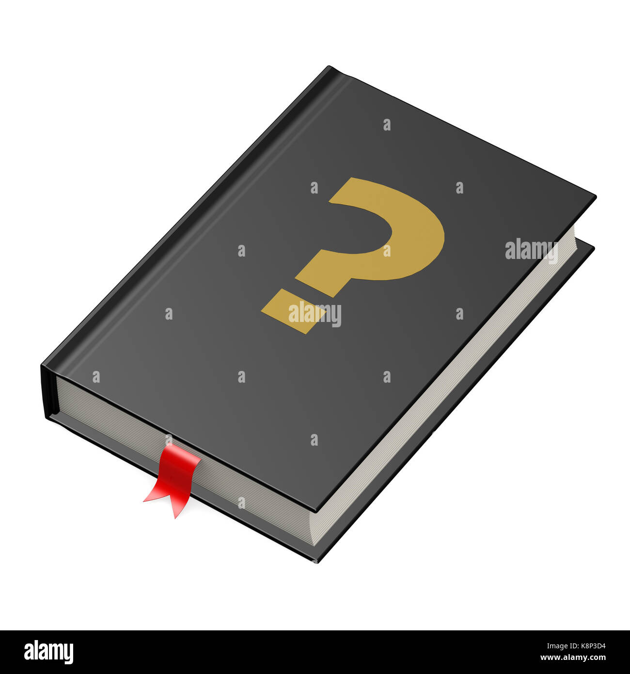 Open book question mark Cut Out Stock Images & Pictures - Alamy