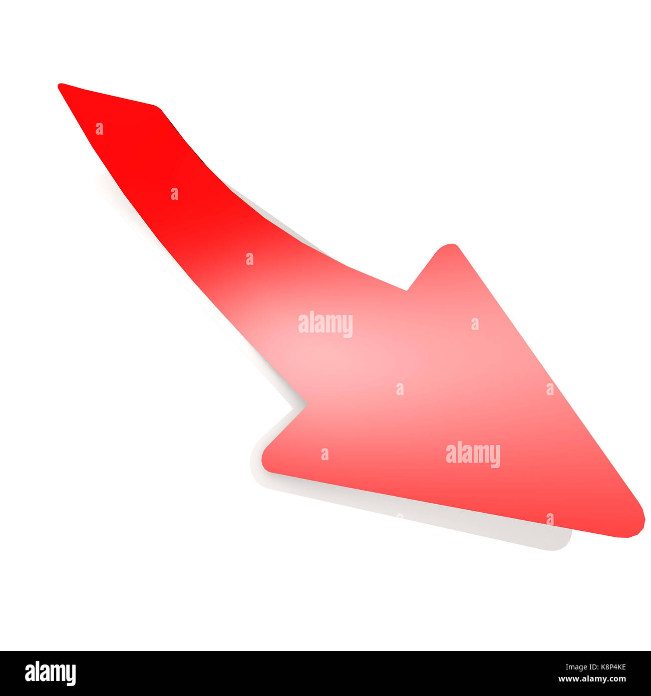 Red circular arrow Cut Out Stock Images & Pictures - Alamy