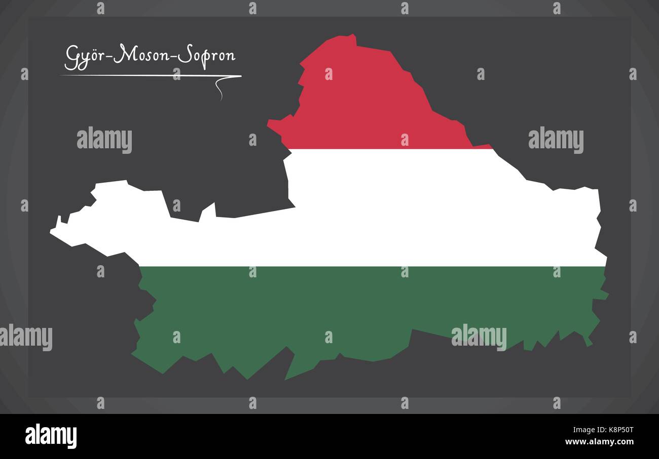 Sopron flag Stock Vector Images - Alamy