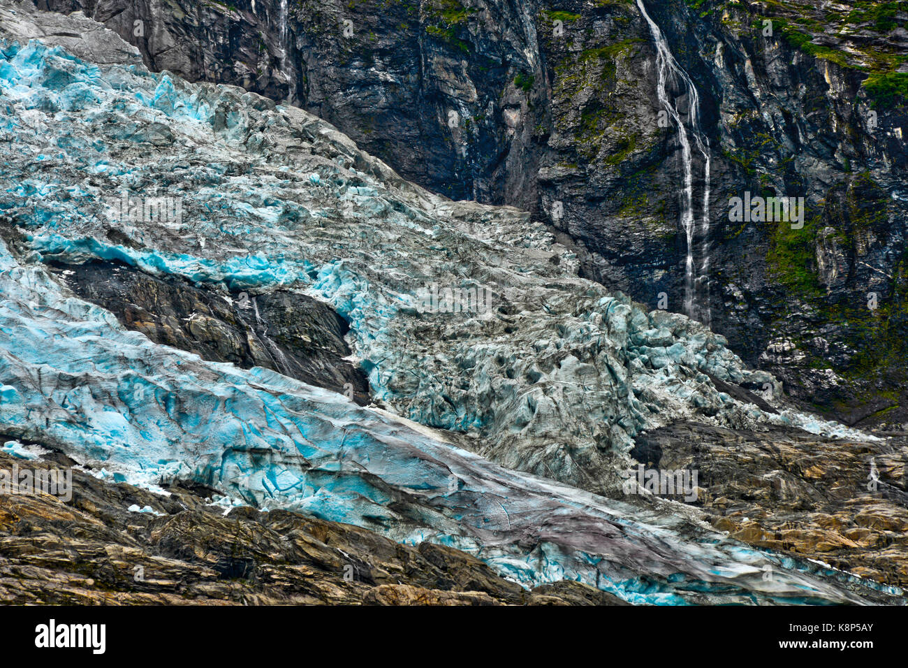 Boyabreen Glacier, Fjaerland, Norway Stock Photo - Alamy