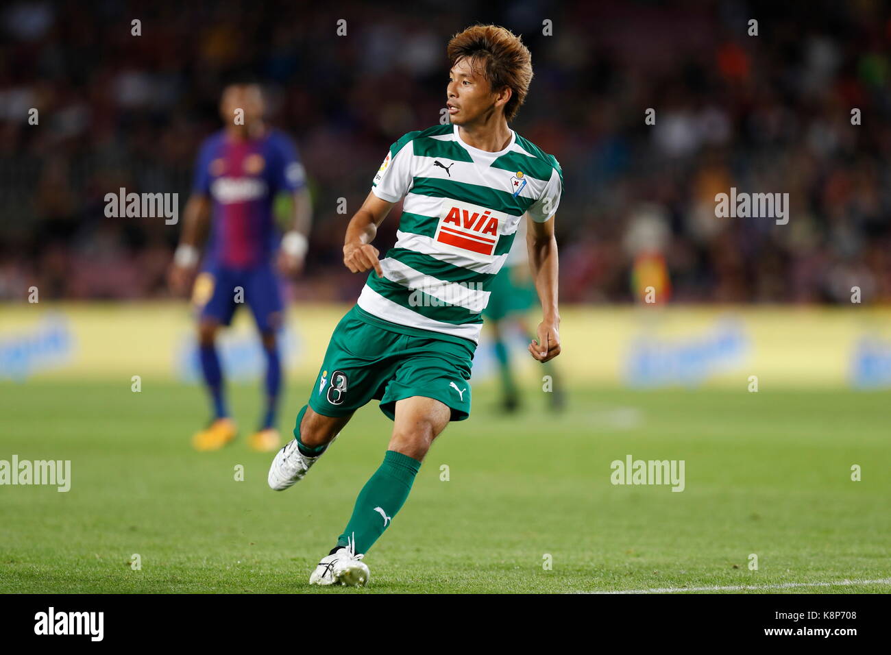 Barcelona, Spain. 19th Sep, 2017. Takashi Inui (Eibar) Football/Soccer ...