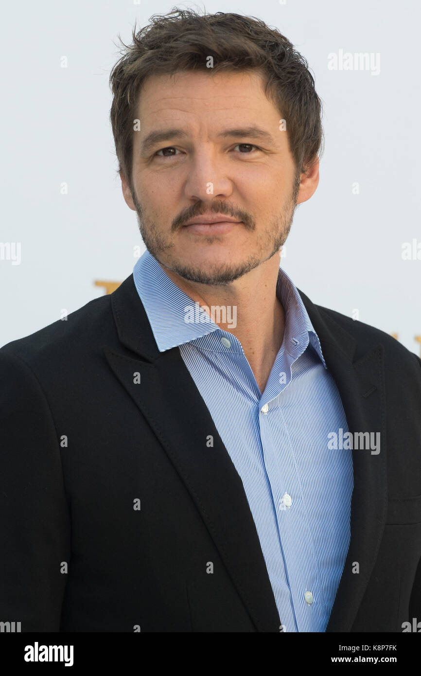 Madrid, Spain. 20th Sep, 2017. Actor Pedro Pascal during photocall of ...