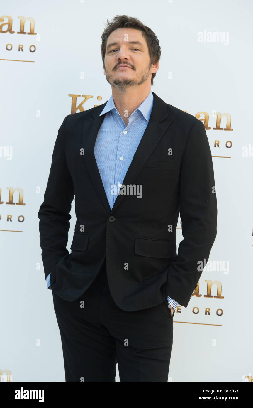 Madrid, Spain. 20th Sep, 2017. Actor Pedro Pascal during photocall of ...