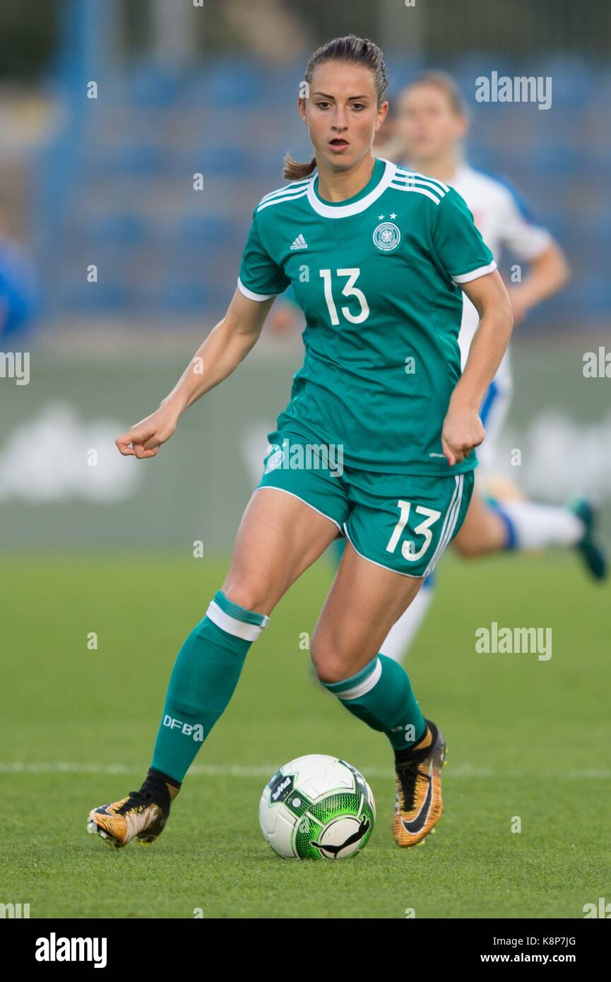 Germany's Sara Daebritz in action during the women's Group 5 World Cup ...