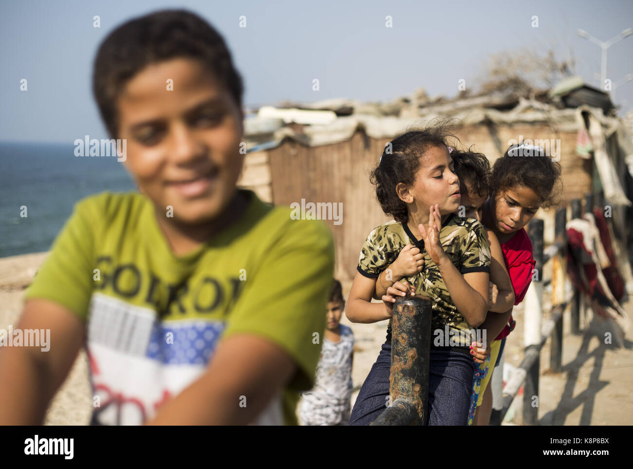 September 19, 2017 - Gaza City, The Gaza Strip, Palestine - Palestinian ...