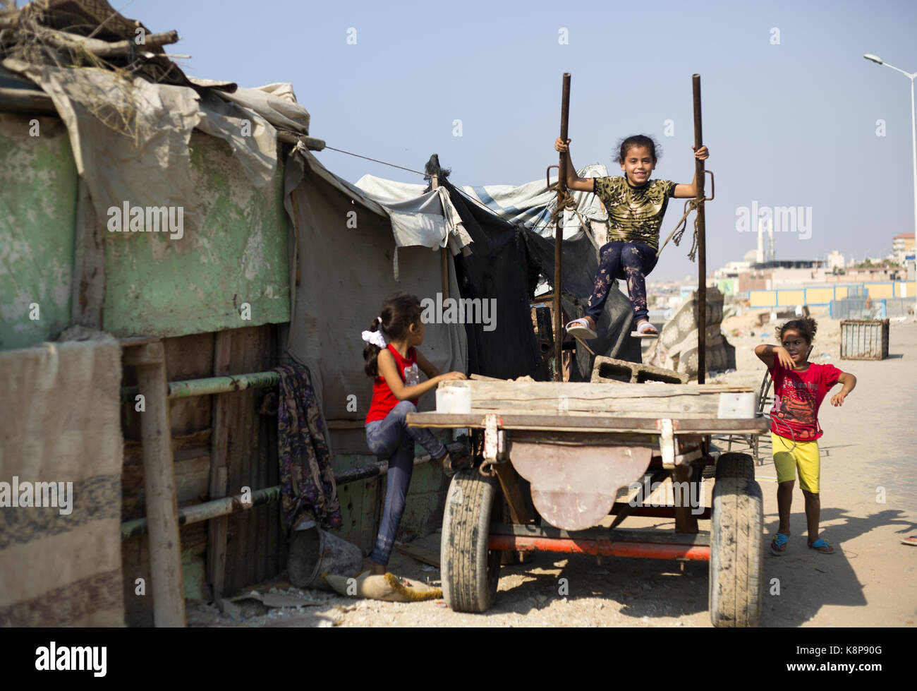 Gaza City, The Gaza Strip, Palestine. 19th Sep, 2017. Palestinian ...
