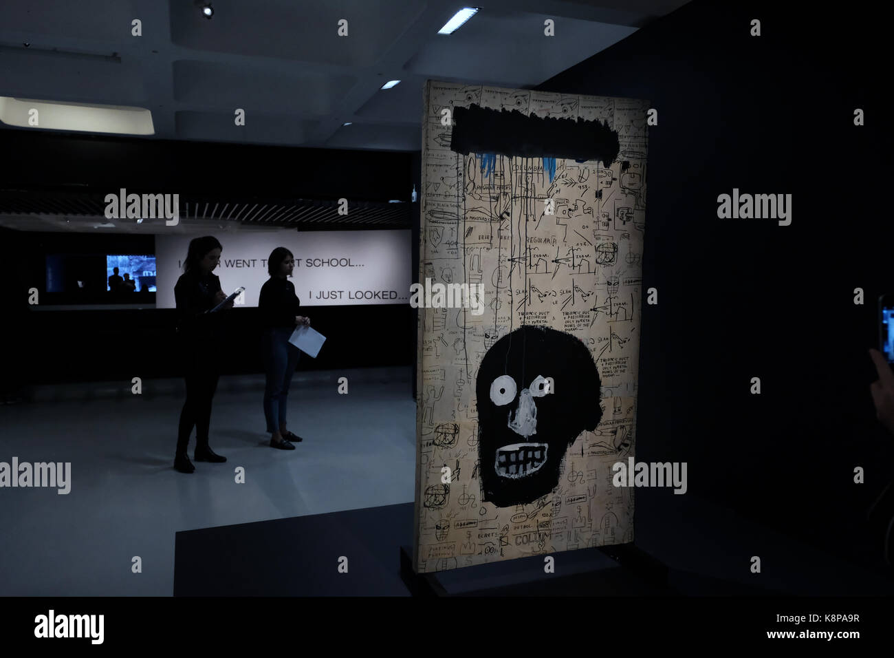 London, UK. 20th Sep, 2017. Basquiat, Boom for Real, Barbican art ...