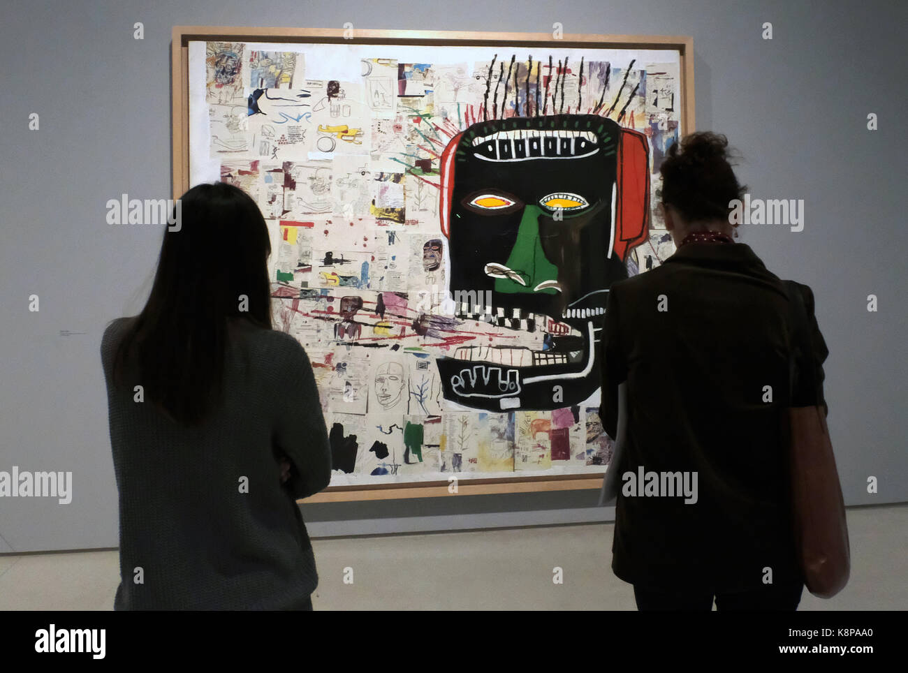 London, UK. 20th Sep, 2017. Basquiat, Boom for Real, Barbican art ...