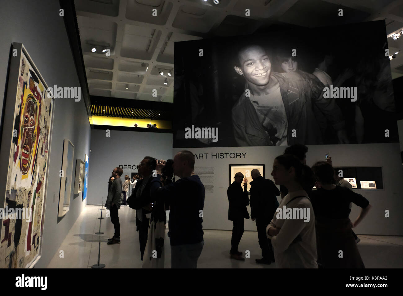 London, UK. 20th Sep, 2017. Basquiat, Boom for Real, Barbican art ...