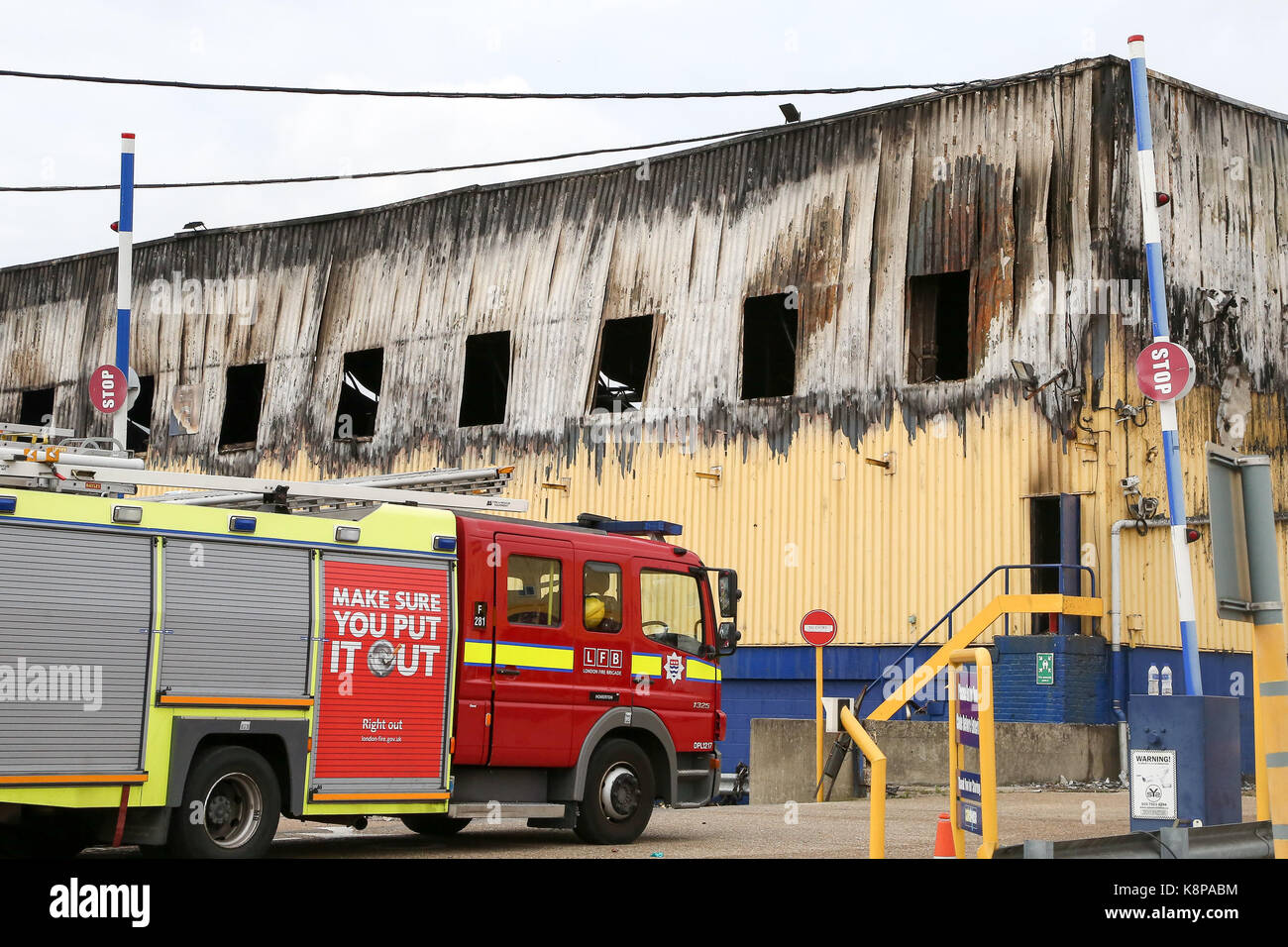 Tottenham. North London, UK. 20th Sep, 2017. Aftermath of the fire that ...