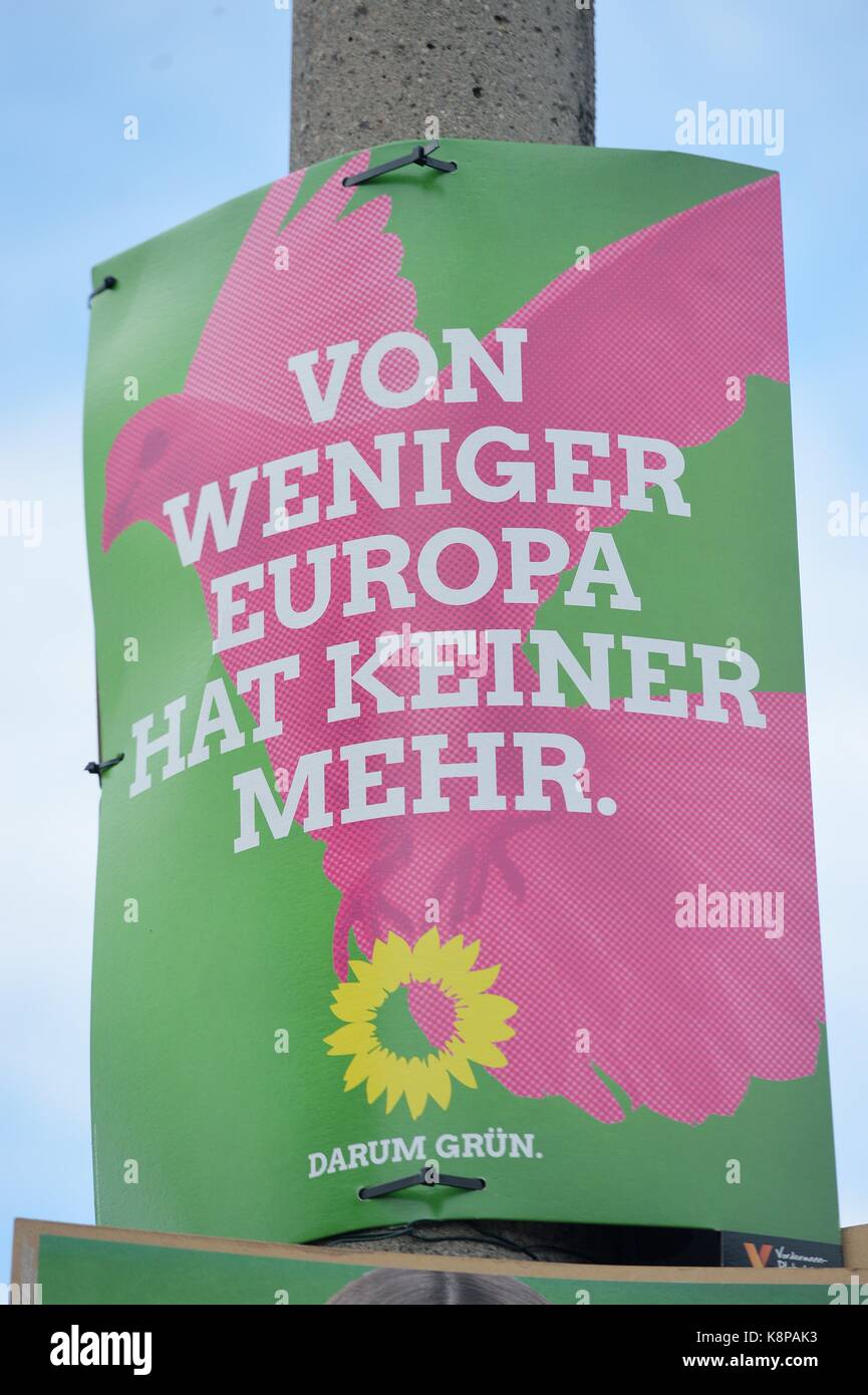 Election poster for the elections to the german Bundestag, Germany ...
