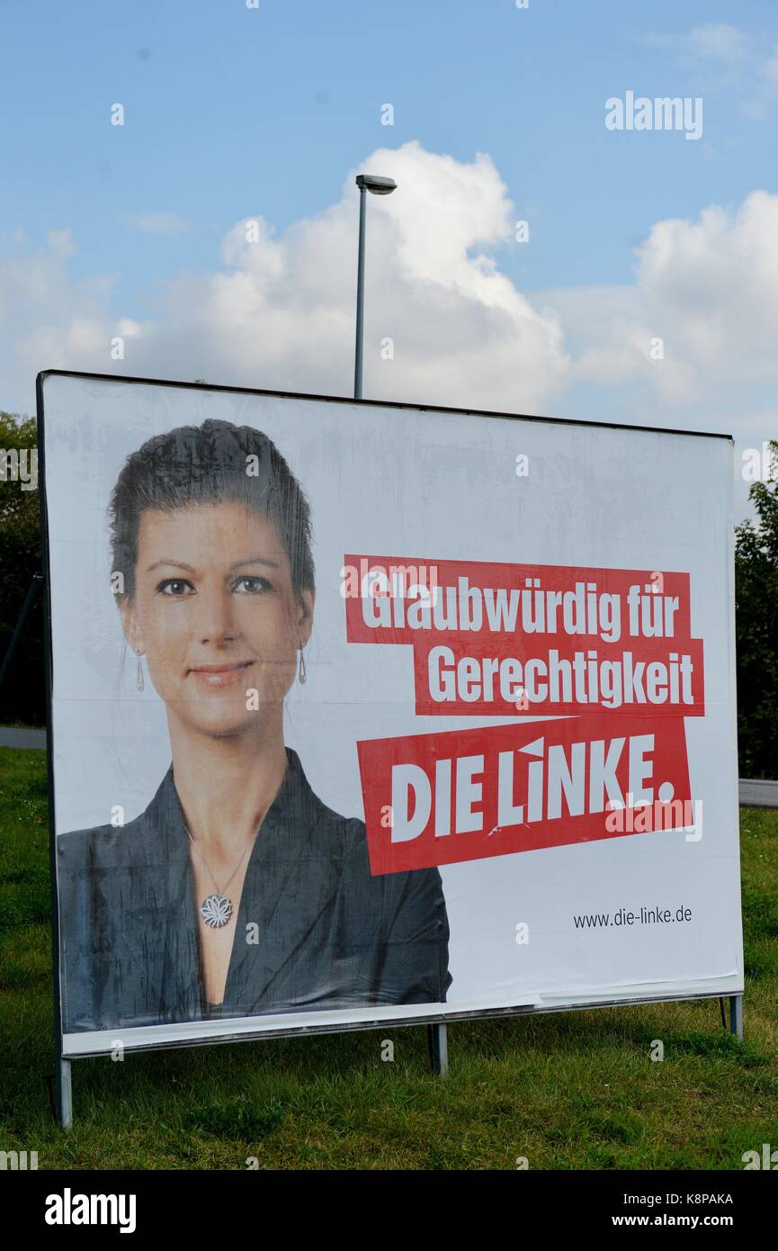 Election poster for the elections to the german Bundestag, Germany ...