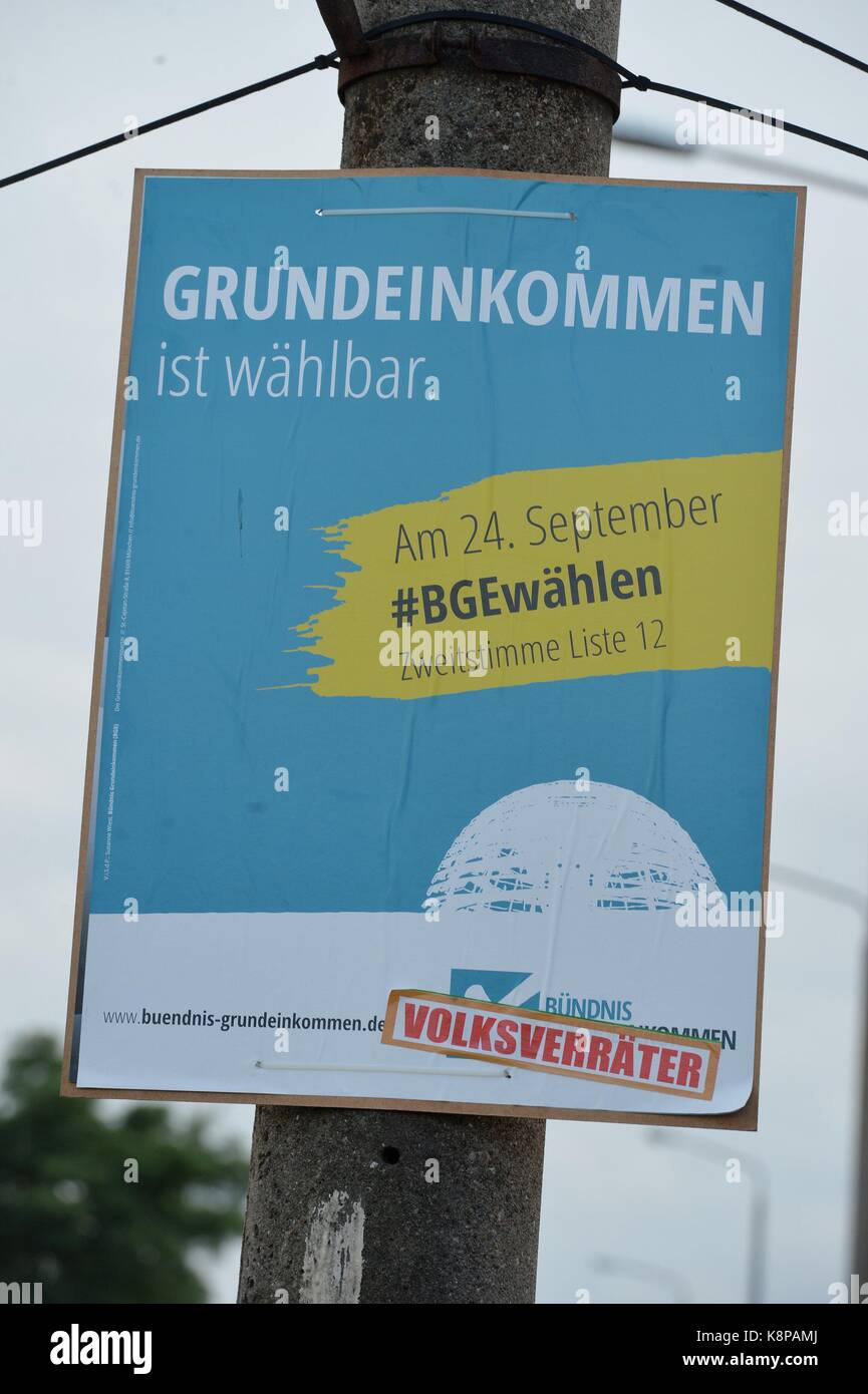 Election poster for the elections to the german Bundestag, Germany ...