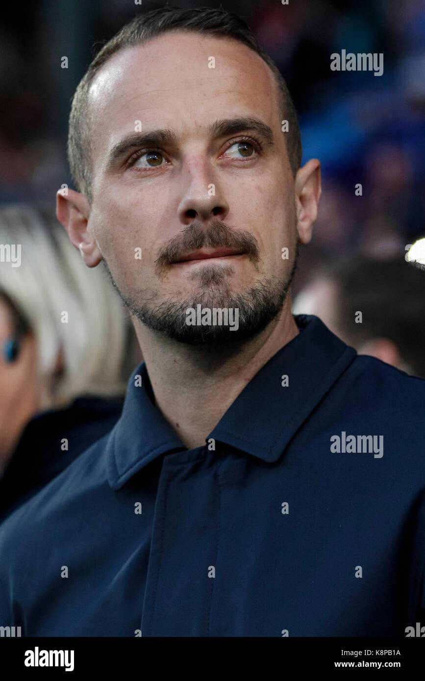 Birkenhead, UK. 19th Sep, 2017. England Manager Mark Sampson during the ...
