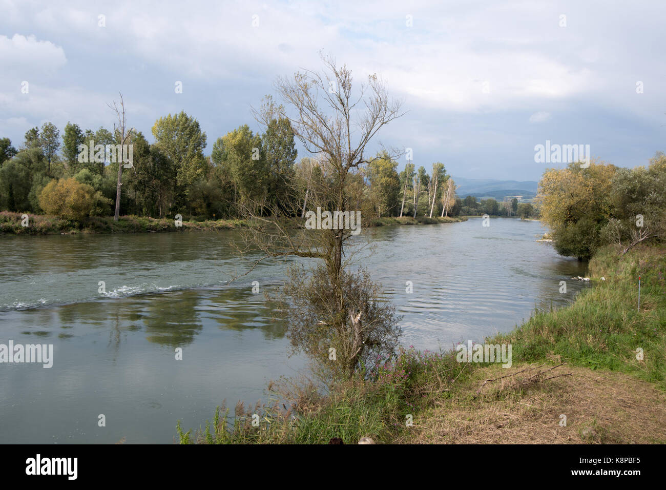 Moos, Germany. 20th Sep, 2017. The region of the mouth of the river ...