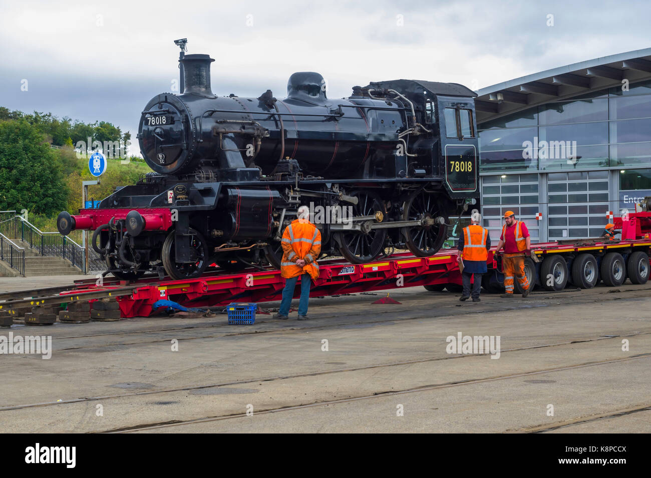 Shildon Co. Durham 20 September 2017: Ex British Railways 2-6-0 steam ...