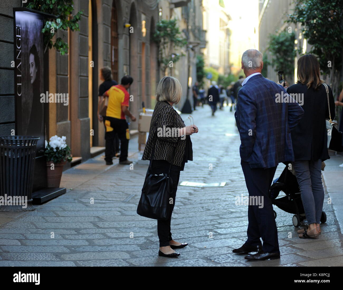 Milan, Claudio Ranieri and family in the center Claudio Ranieri, coach ...