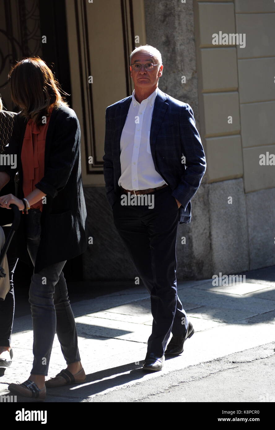 Milan, Claudio Ranieri and family in the center Claudio Ranieri, coach ...