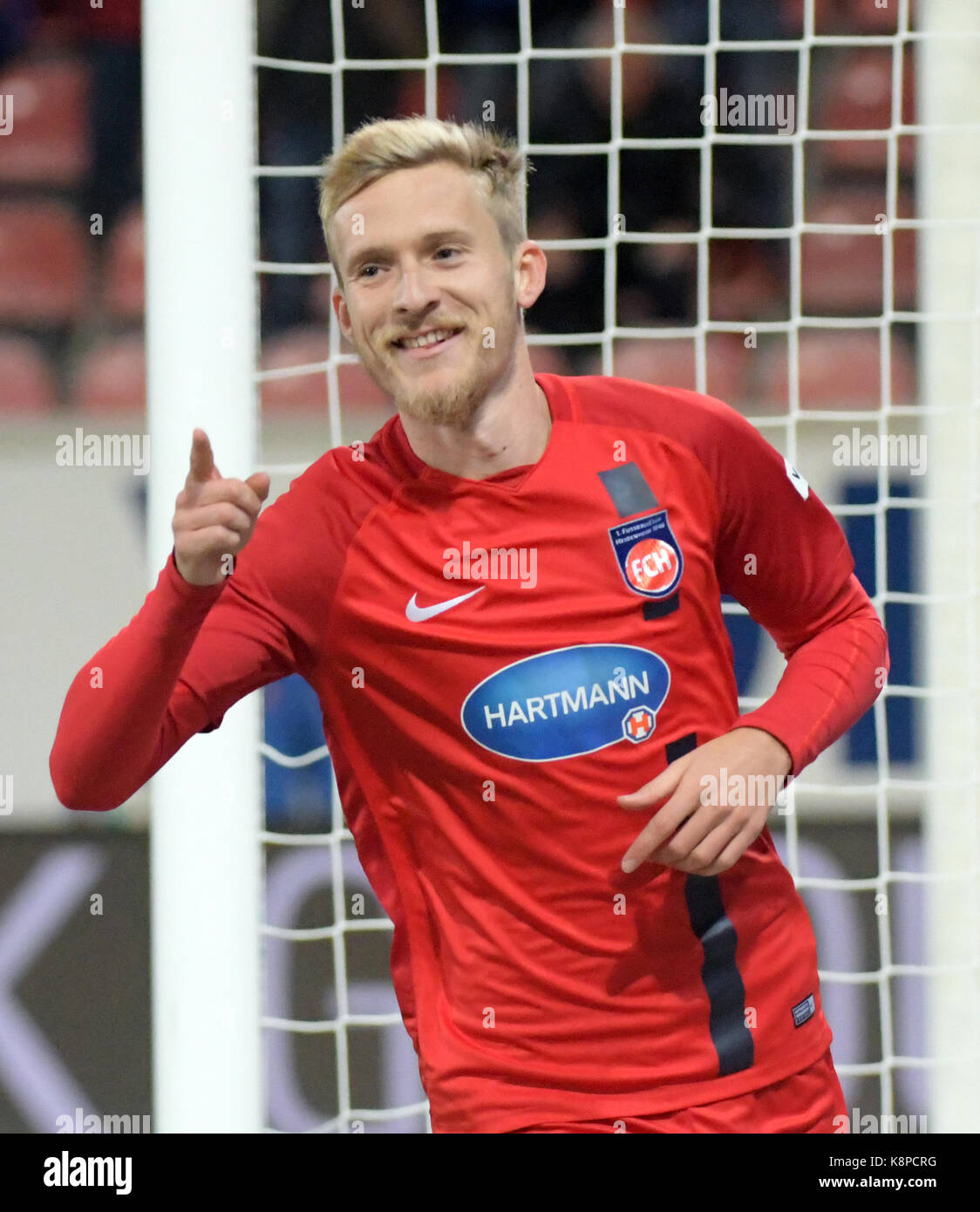 Heidenheim, Germany. 20th Sep, 2017. Heidenheim's Ben Halloran ...