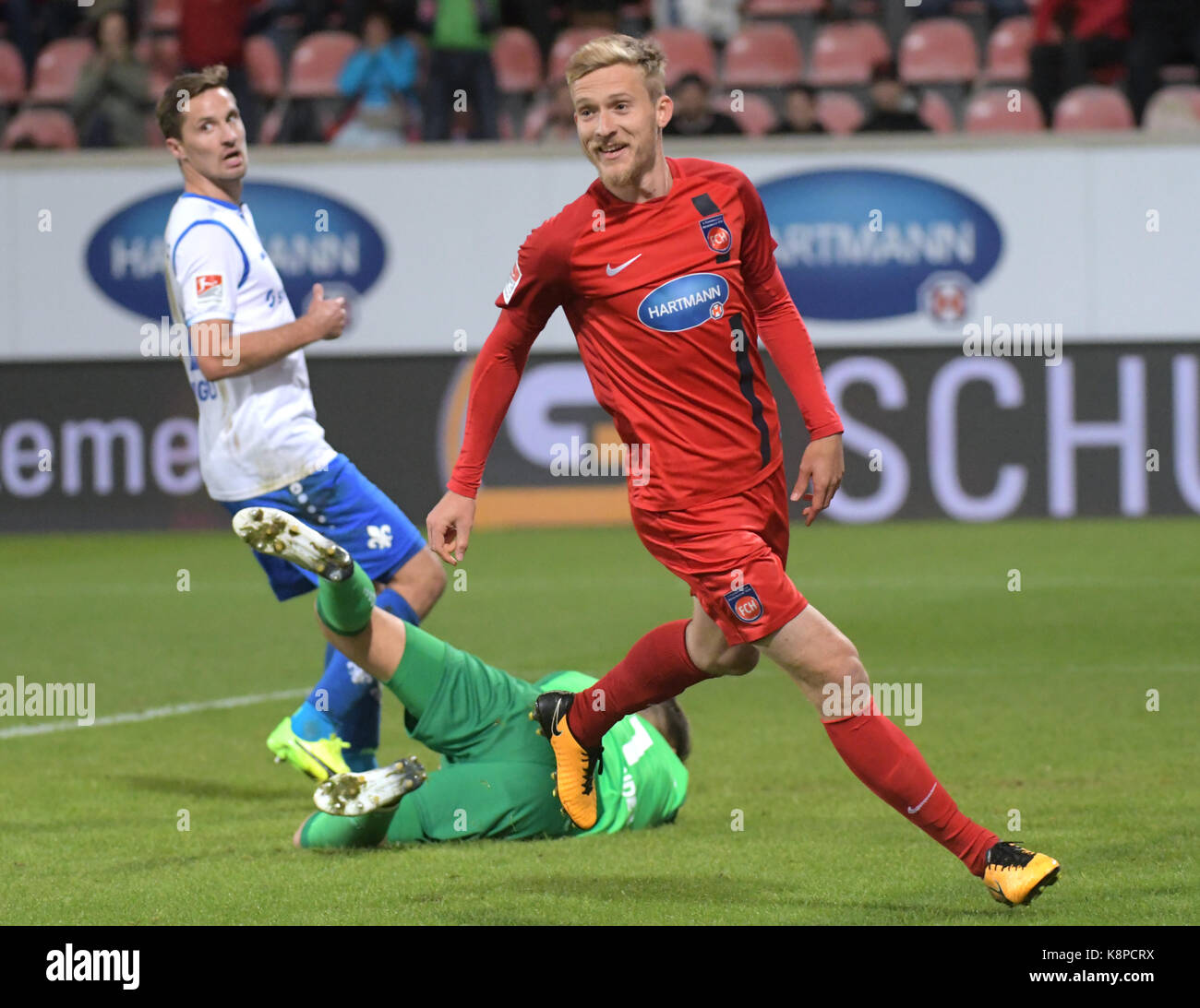 Heidenheim, Germany. 20th Sep, 2017. Heidenheim's Ben Halloran ...
