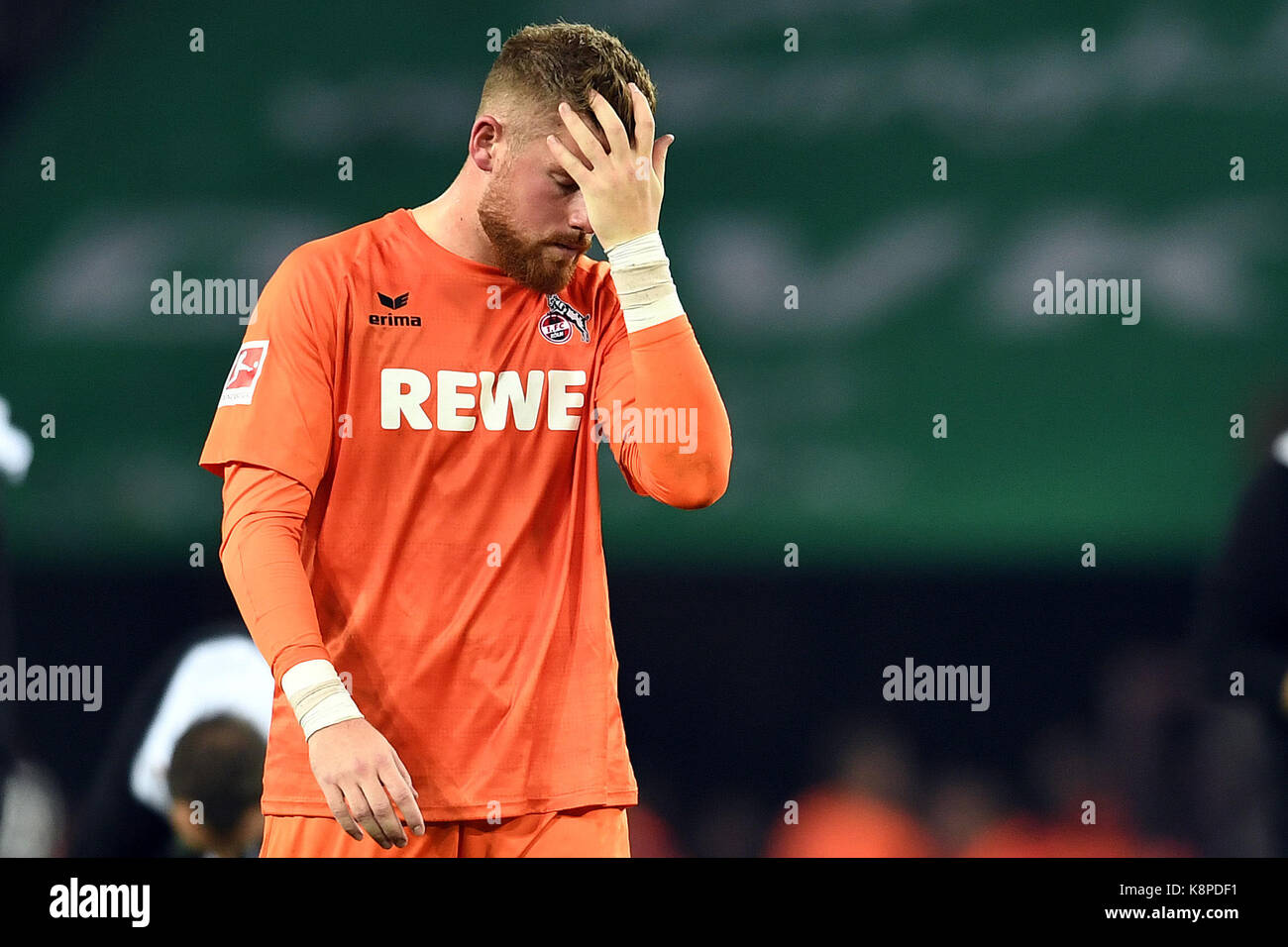 Cologne, Germany. 20th Sep, 2017. Cologne's goalkeeper Timo Horn and ...