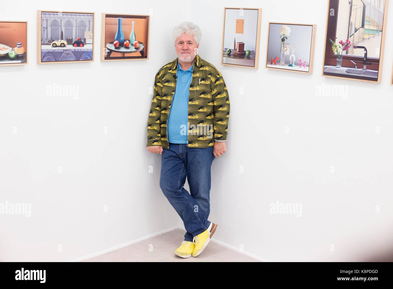 The film director Pedro Almodovar during the inauguration of his ...