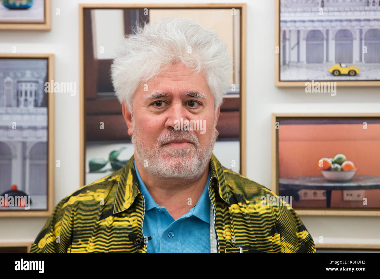 The film director Pedro Almodovar during the inauguration of his ...