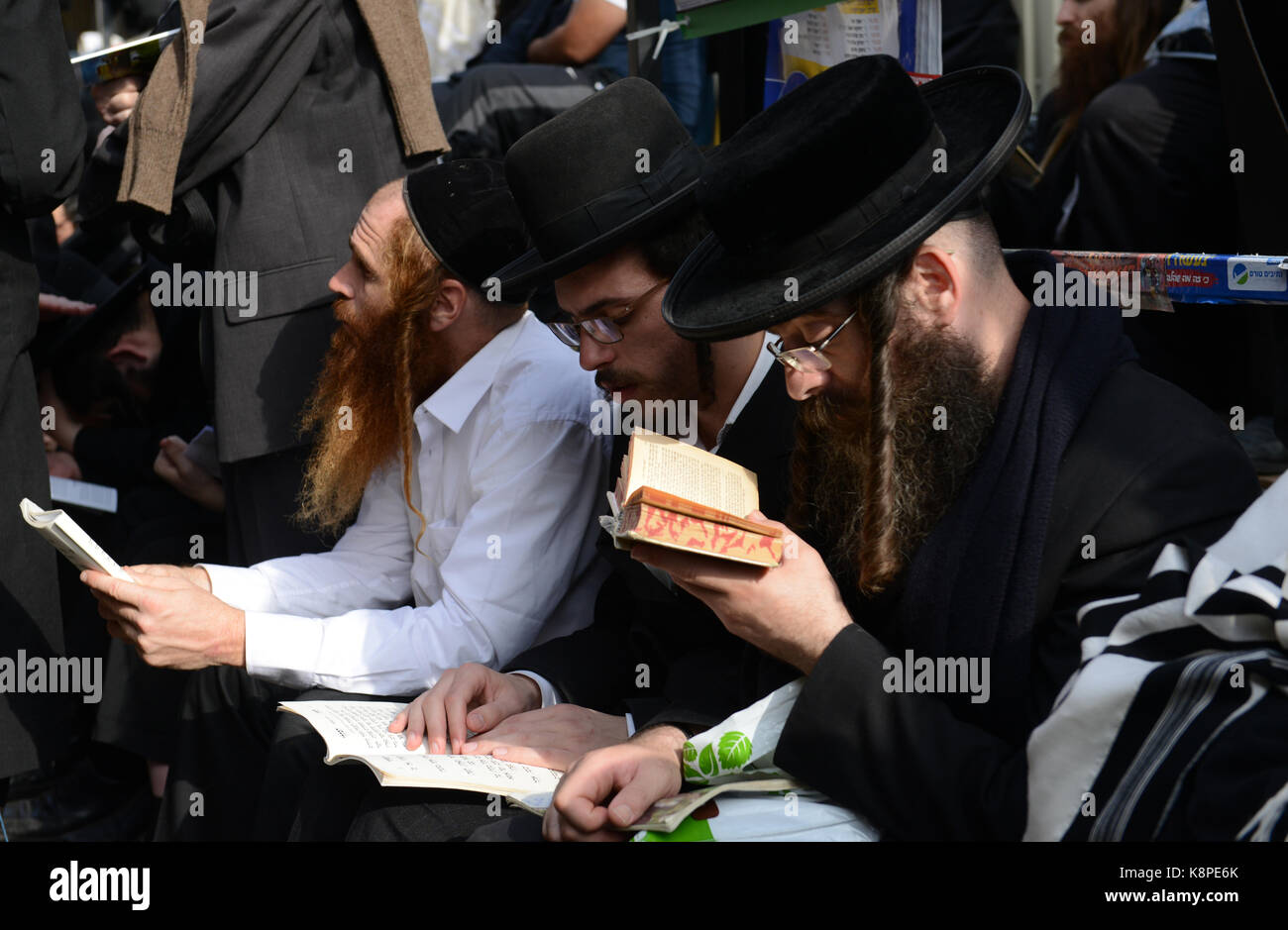 Uman, Ukraine. 20th of September 2017. Jewish pilgrimage to the holy ...