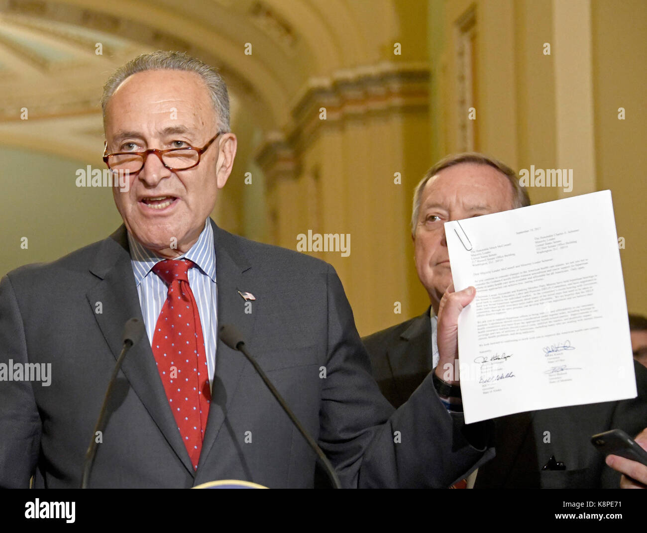 United States Senate Minority Leader Chuck Schumer (Democrat of New ...