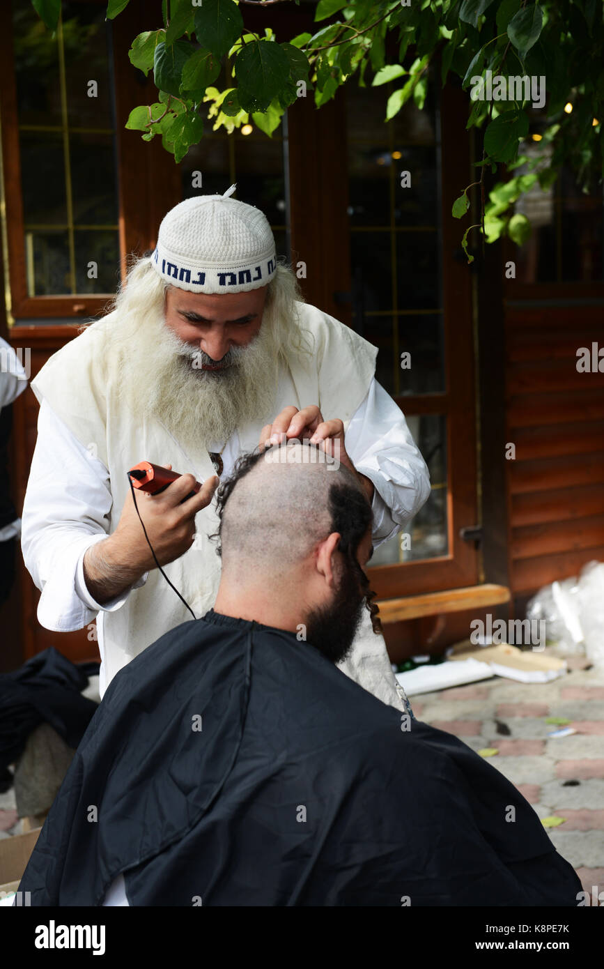 Uman, Ukraine. 20th of September 2017. Jewish pilgrimage to the holy ...
