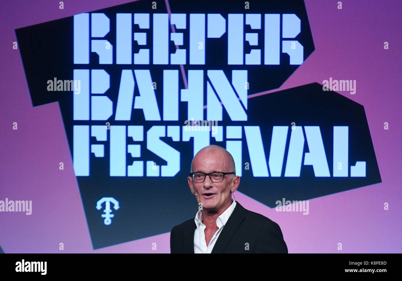 Hamburg, Germany. 20th Sep, 2017. The British presenter Ray Cokes ...
