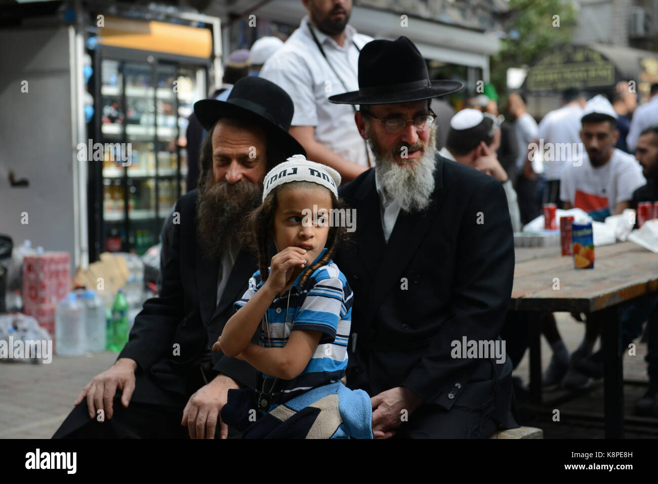 Uman, Ukraine. 20th of September 2017. Jewish pilgrimage to the holy ...