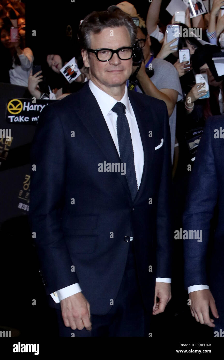 Madrid, Spain. 21st Sep, 2017. Hollywood actor Colin Firth Hollywood ...